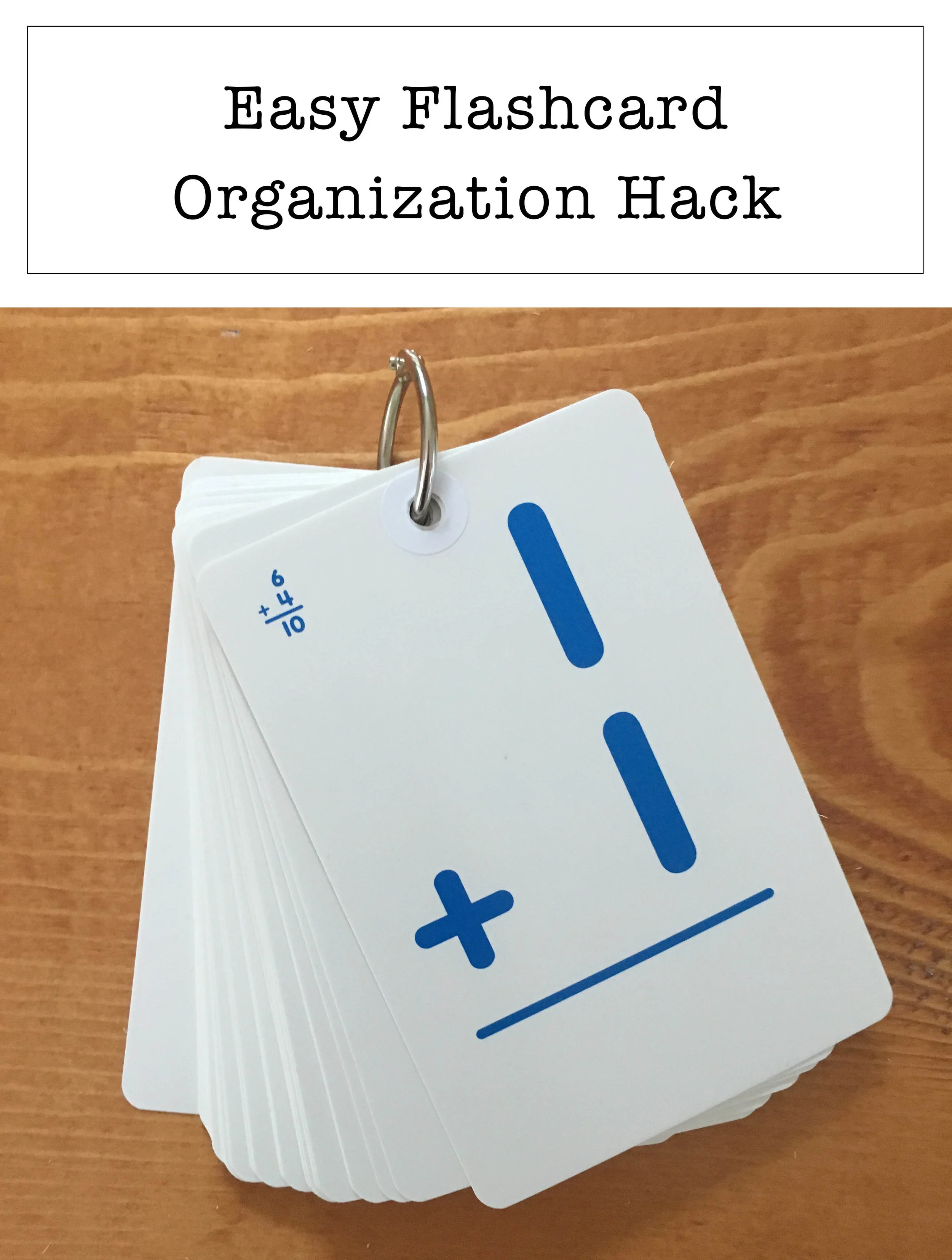 Easy Flashcard Organization Hack —New England Lifestyle, Motherhood ...