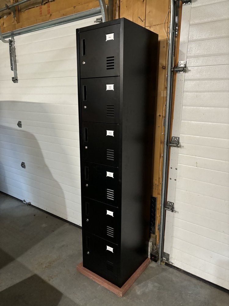 Garage Locker Power Tool Organizer - Fits Between Garage Doors! —New ...