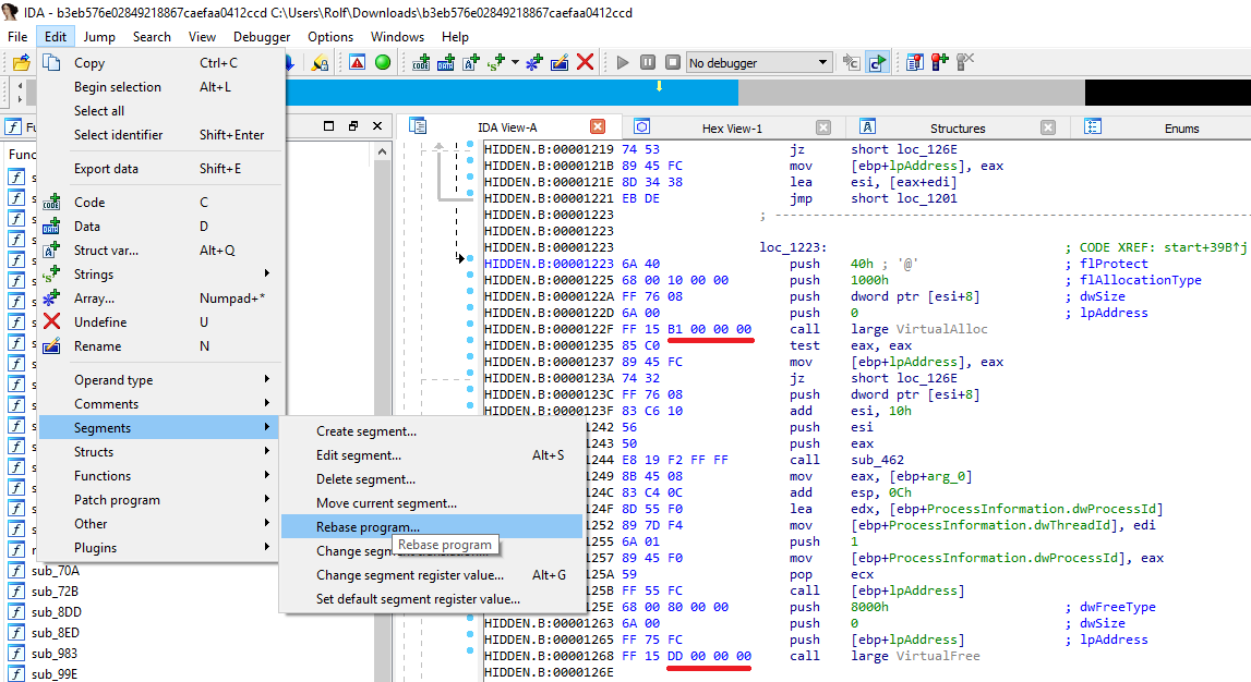 Weekend Project: A Custom IDA Loader Module for the Hidden Bee Malware ...