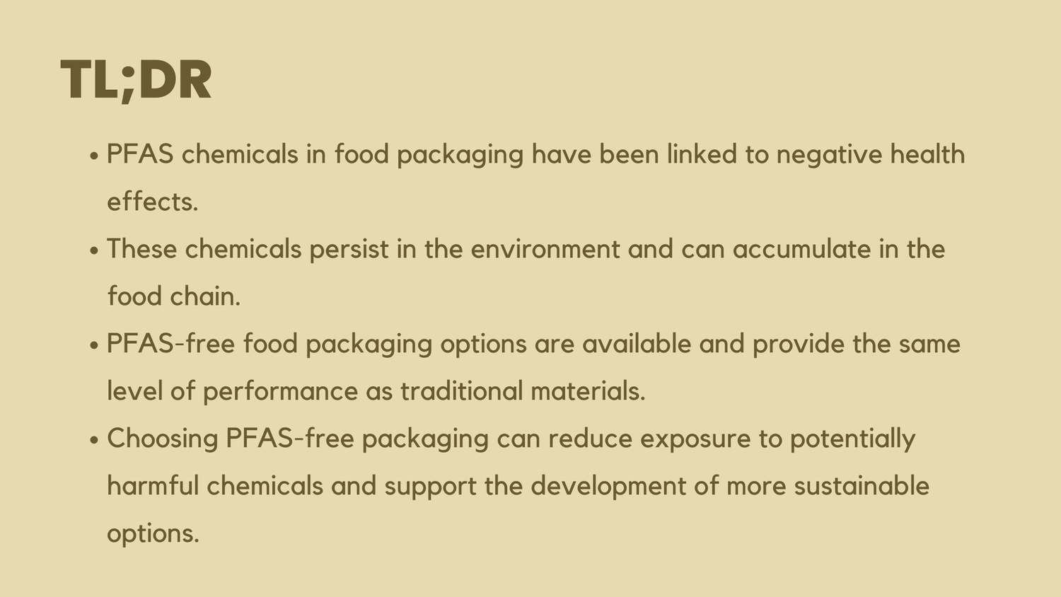 PFAS Free Packaging – 3 Reasons to Make the Switch — Cut Pak Co.