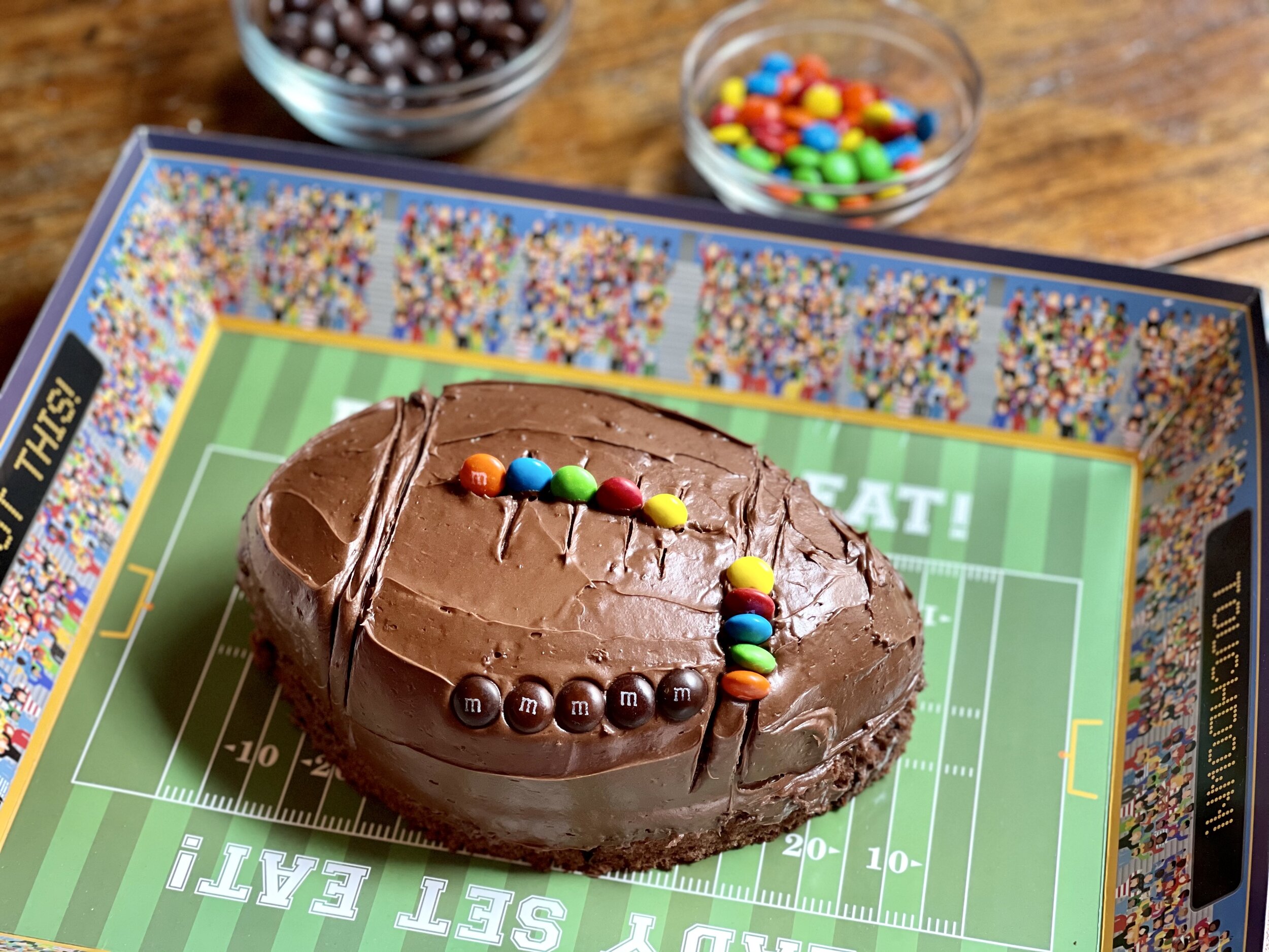 M&M'S® Football Cake — Marc J. Sievers