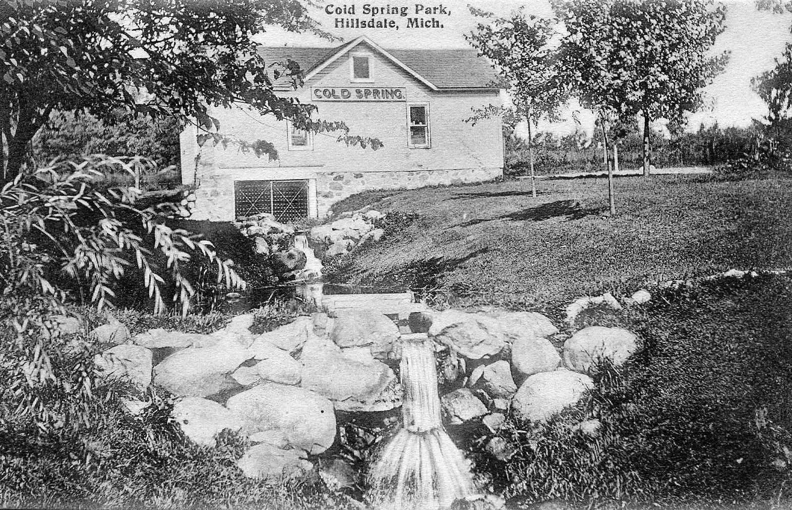 Cold Spring Park — Hillsdale County Historical Society