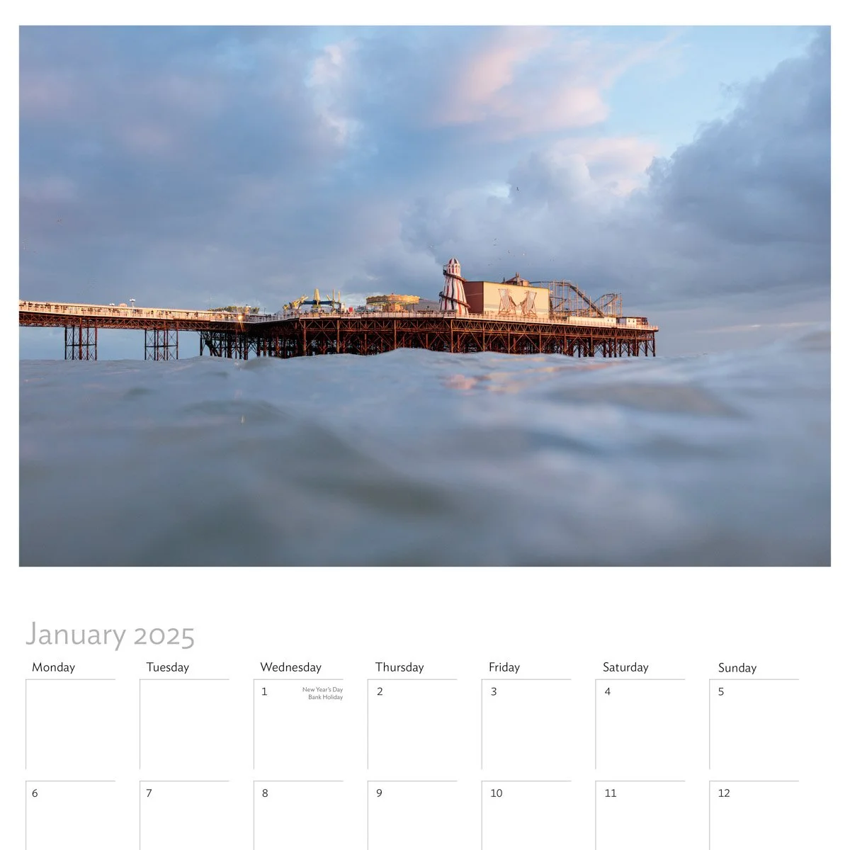 Brighton Sea Views Calendar 2025 — Brighton Photography