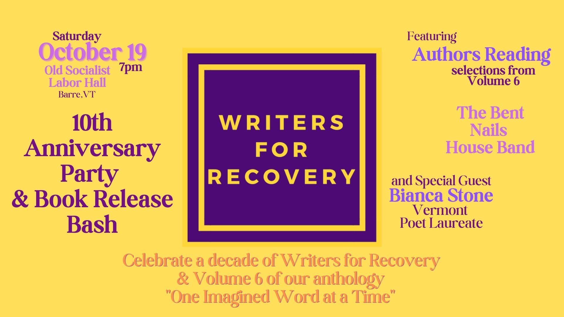 Read Our Work — Writers for Recovery