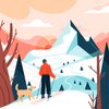 Winter Animation Collab with Ben Marriott — Megan Pelto Illustration