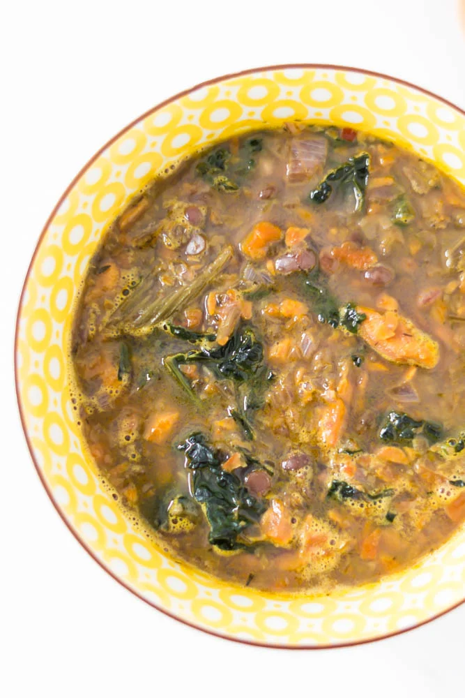 Lentil, Kale and Sweet Potato Stew {V+GF} — Coreen Murphy