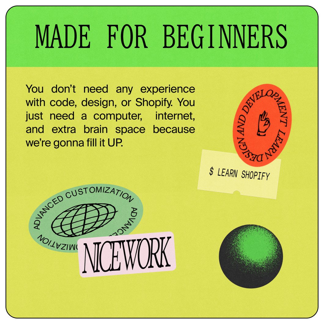 Shopify Course — ilovecreatives