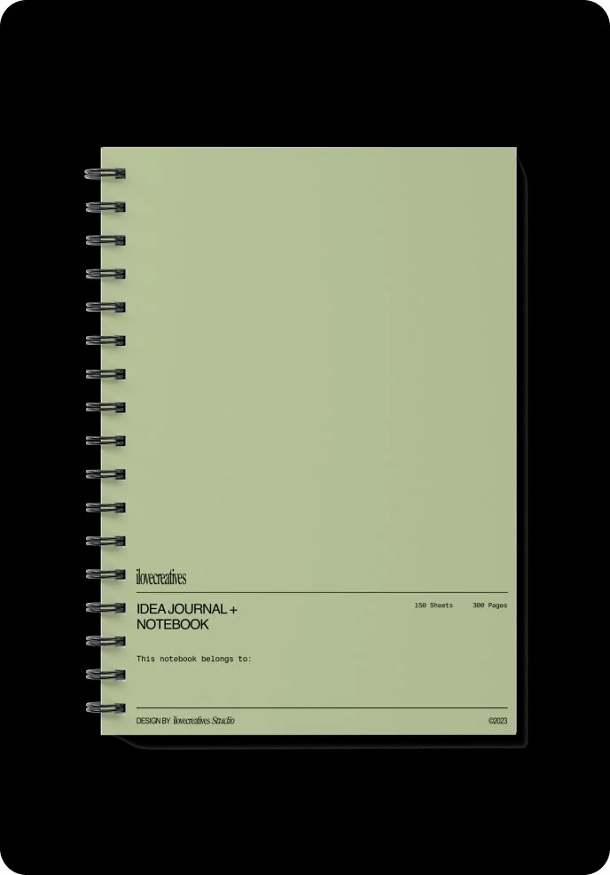 ilovecreatives Notebook #1 — ilovecreatives