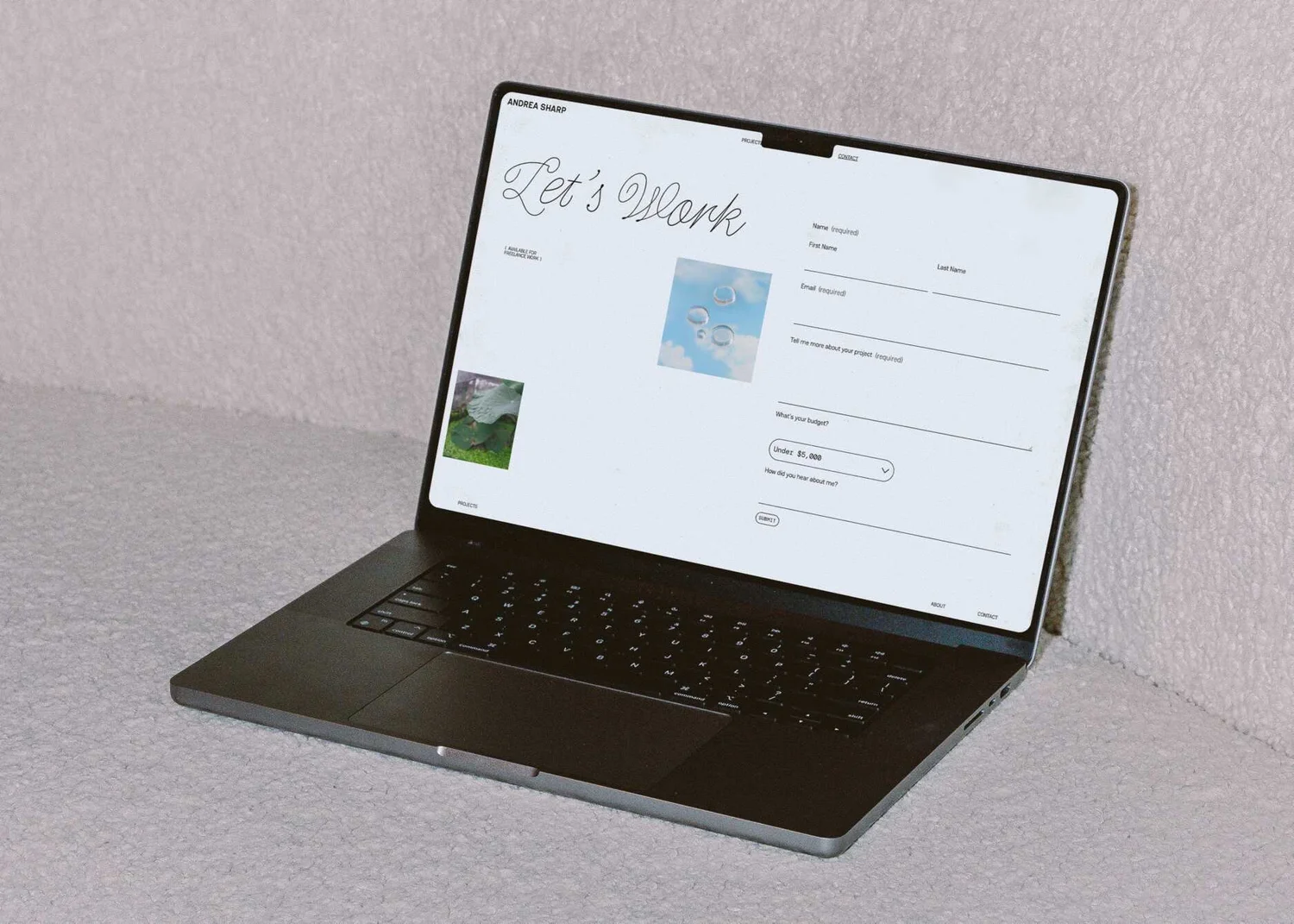 Designer Portfolio Template — ilovecreatives