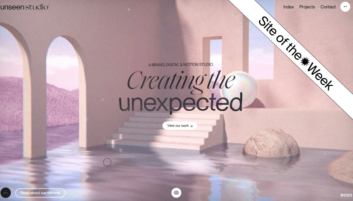 Unseen Studio - Internet Gems: Website Inspiration — ilovecreatives