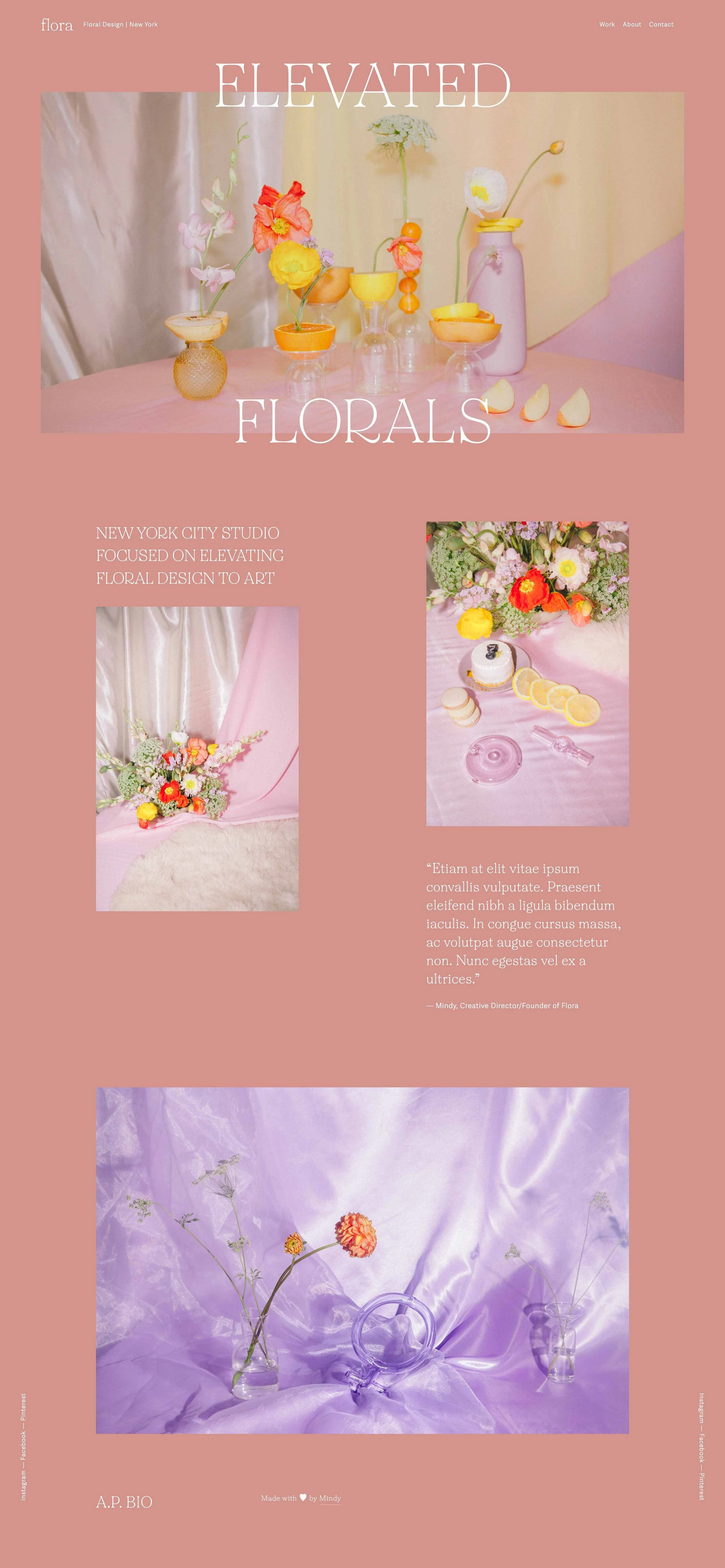 Flora | Squarespace Website Template for Portfolios — ilovecreatives