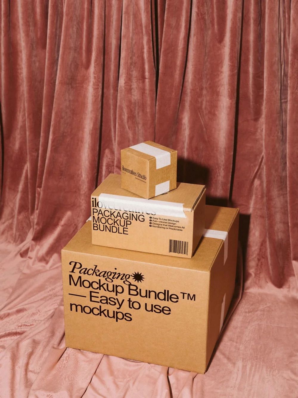 Packaging Mockup Pack by Amiga Studios — ilovecreatives