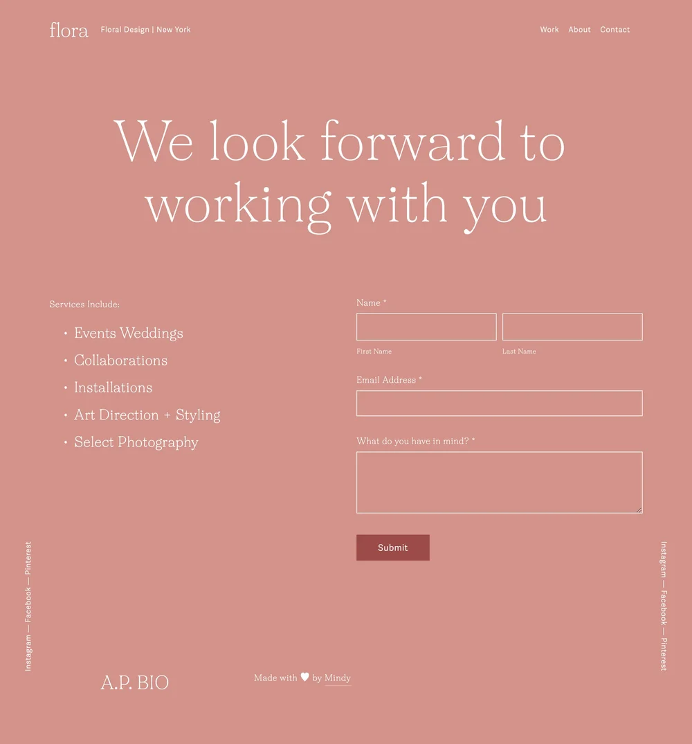 Flora | Squarespace Website Template for Portfolios — ilovecreatives