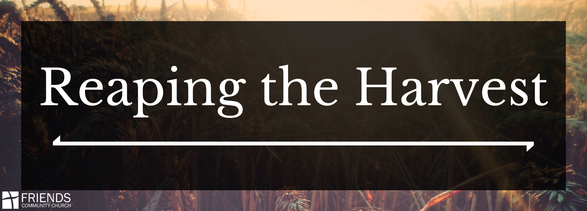 Reaping the Harvest — Friends Community Church | Brea, CA