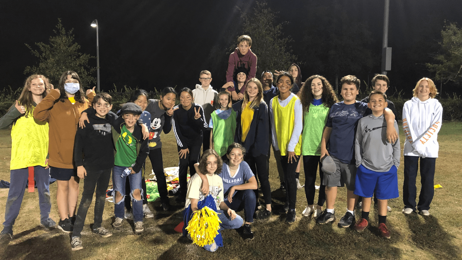 Group Of Middle School Friends Having Fun