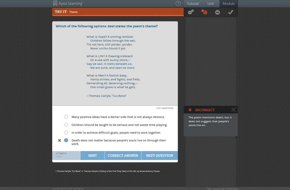 Apex Learning - Tutorials — Jay Mollet