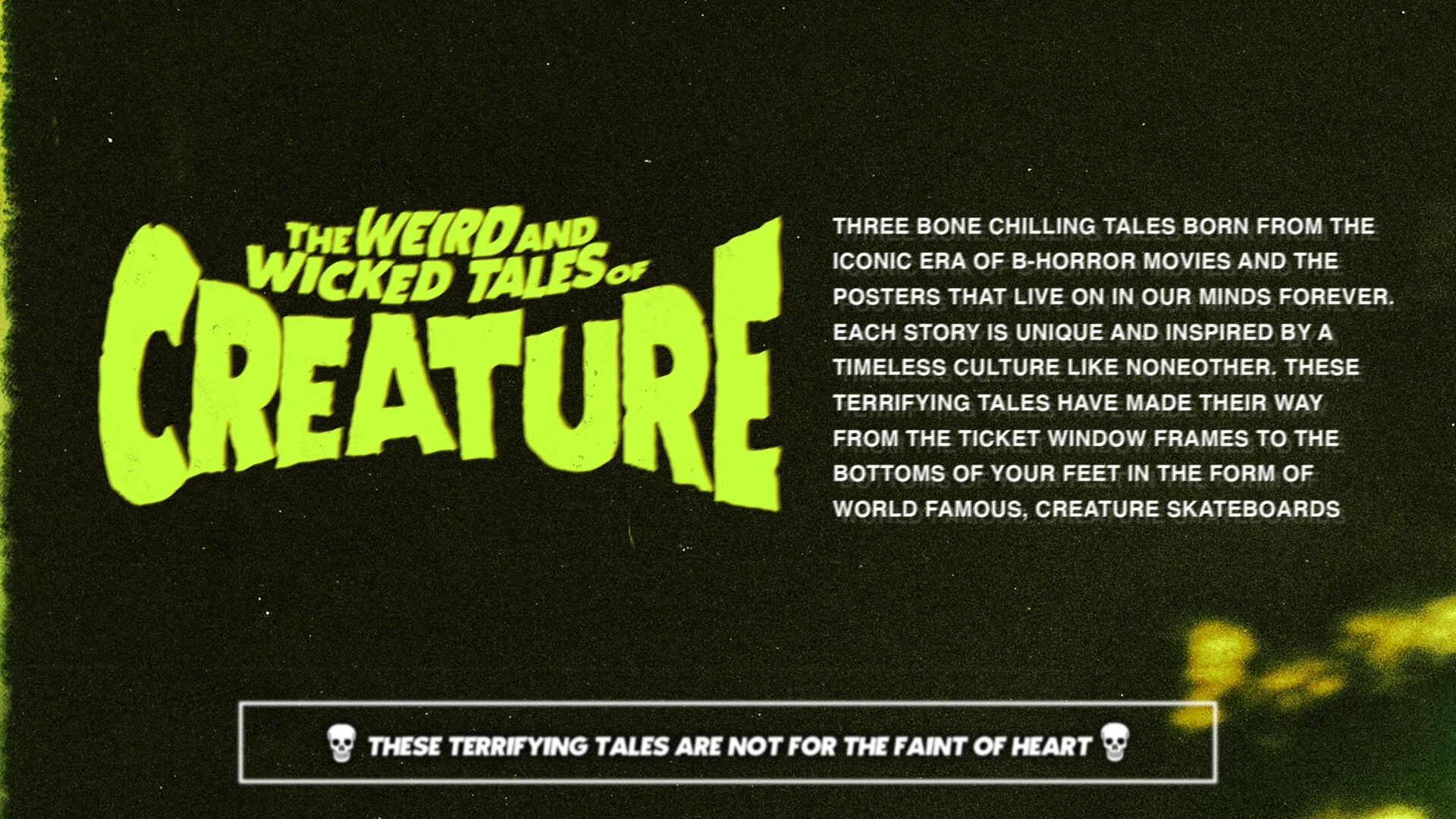 THE WEIRD AND WICKED TALES OF CREATURE — MAX SHERMAN