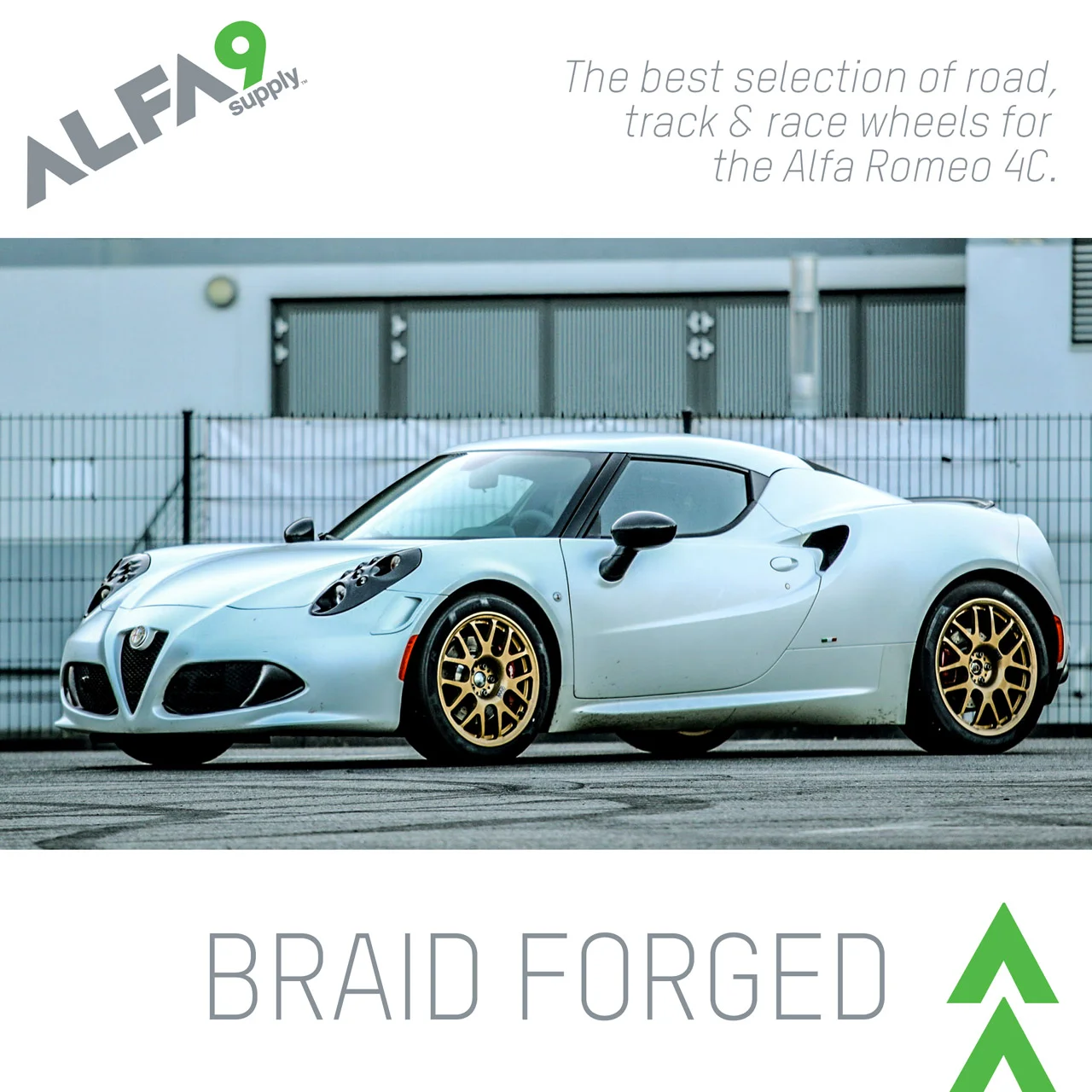 Alfa9-Alfa Romeo 4C wheels — Alfa9 Supply