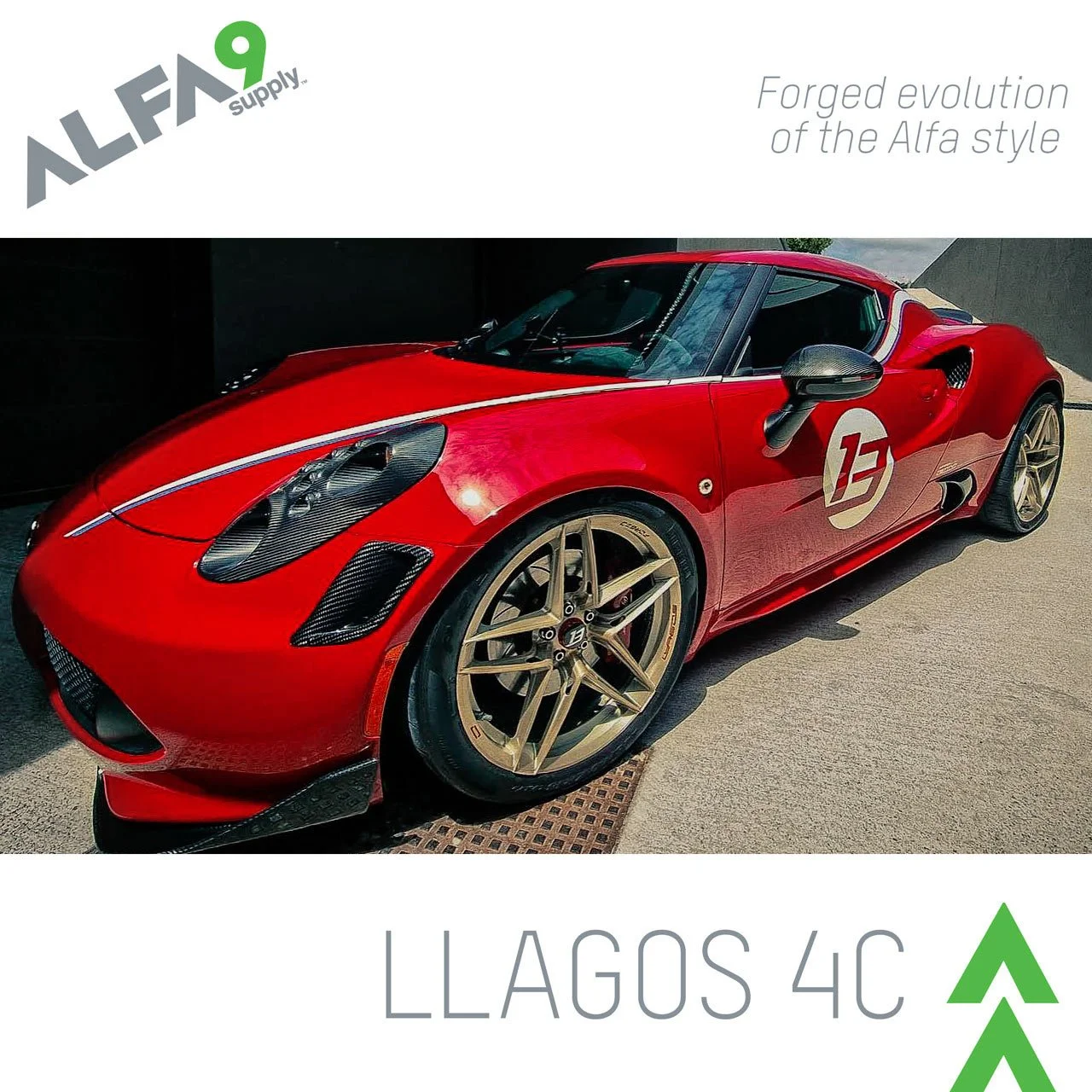 Alfa9-Alfa Romeo 4C wheels — Alfa9 Supply