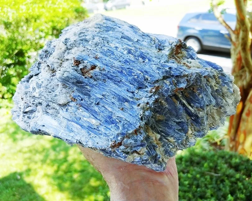 Raw Blue Garnet