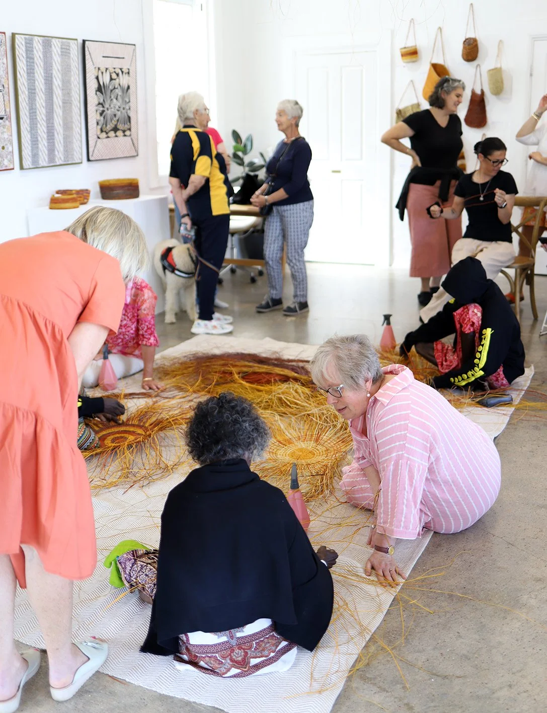 Bula'bula Arts Visits The Corner Store Gallery