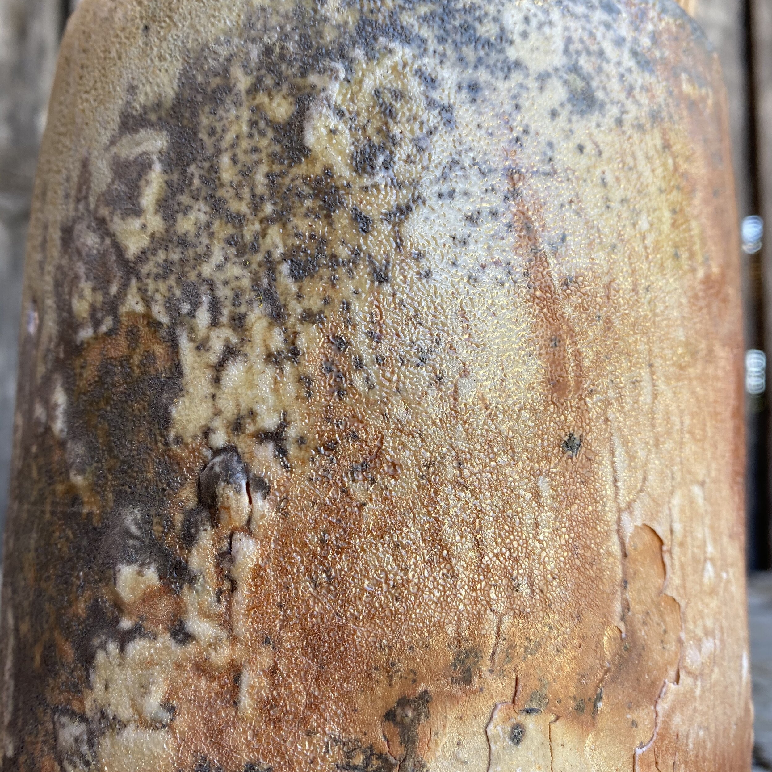 Small Lidded Cylinder Vase 6.5x4.5x4.5 — Logan Wannamaker Pottery