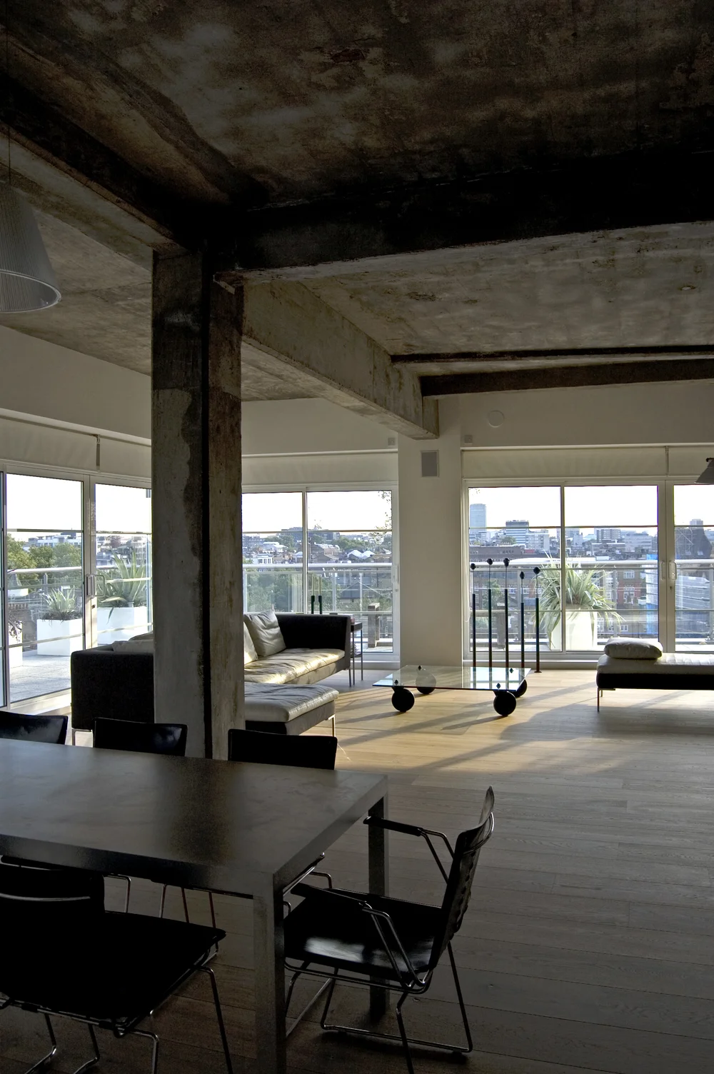 Architect-designed lateral conversion and refurbishment of two loft ...