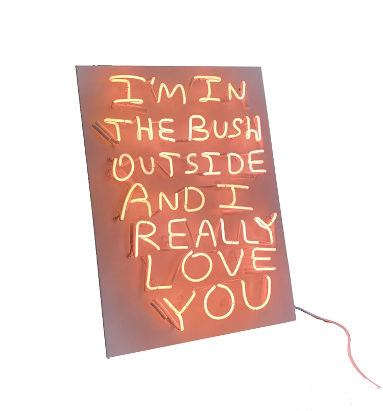 ART IS THE THING NEON( BACKING CUT TO SHAPE) — The Babak Ganjei Shop ...