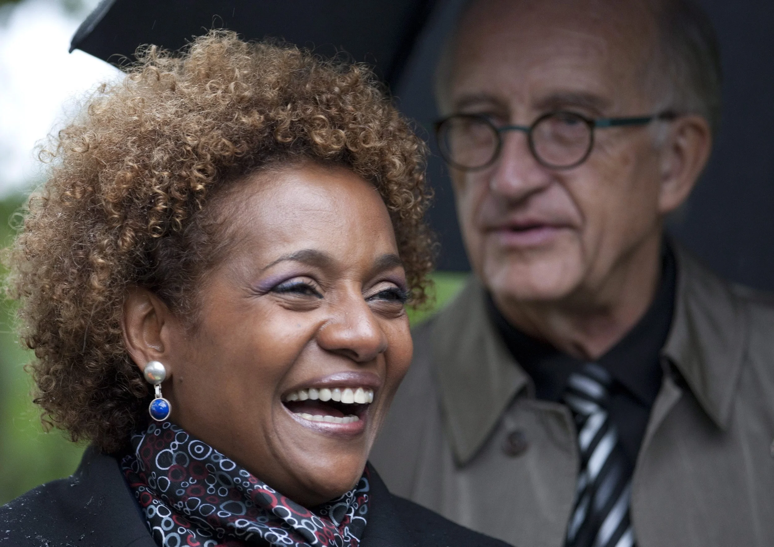 The couple — Michaëlle Jean