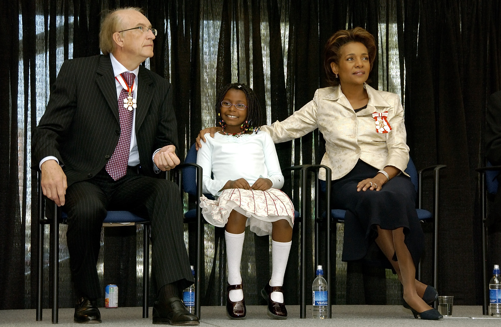 The couple — Michaëlle Jean