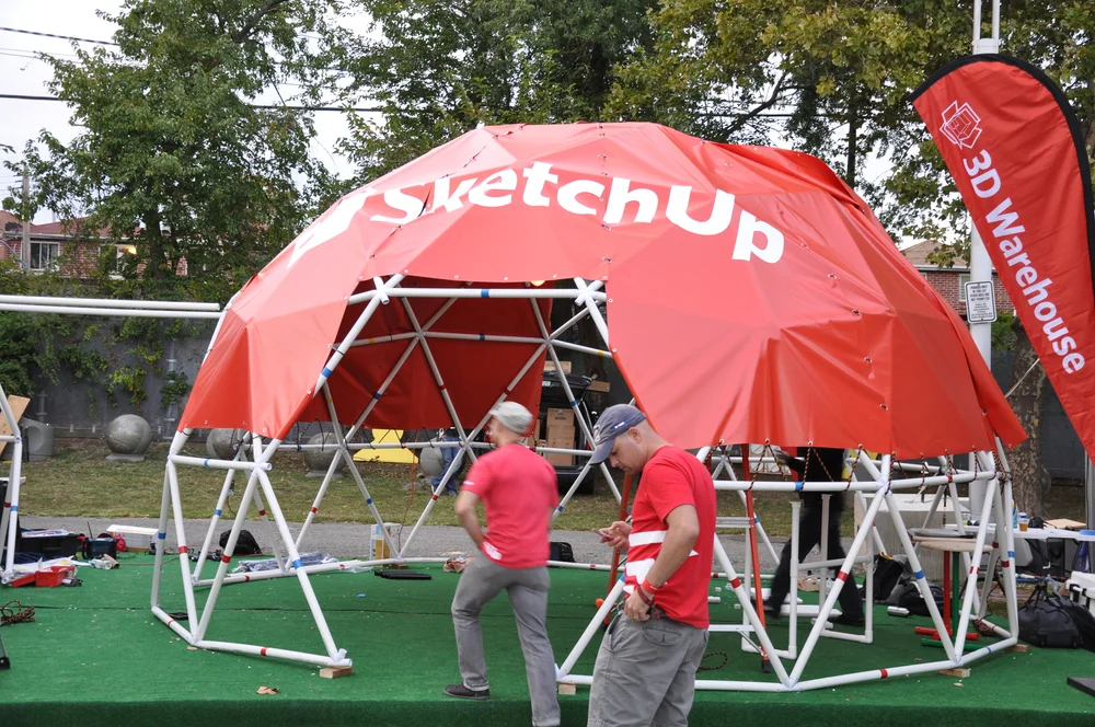 Geodesic Dome Build — SketchThis.NET