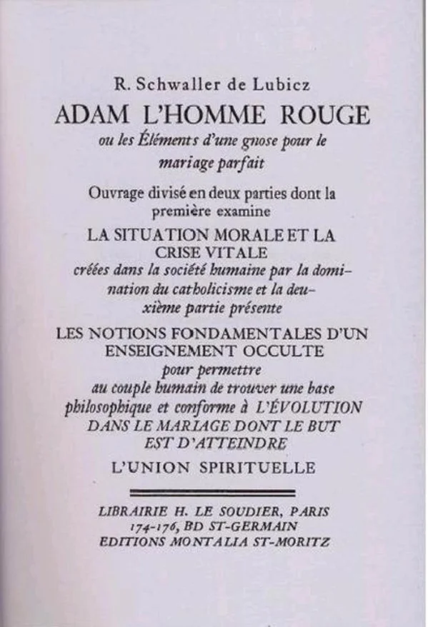 The Call of Fire—The Hermetic Quest of René Schwaller de Lubicz — Aaron ...
