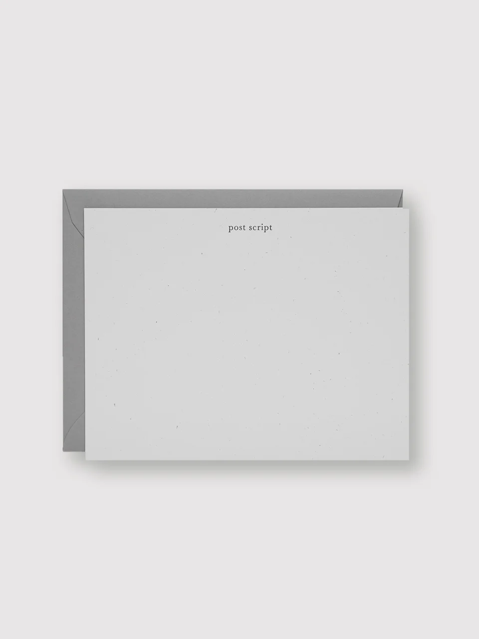 Postscript Letter Format