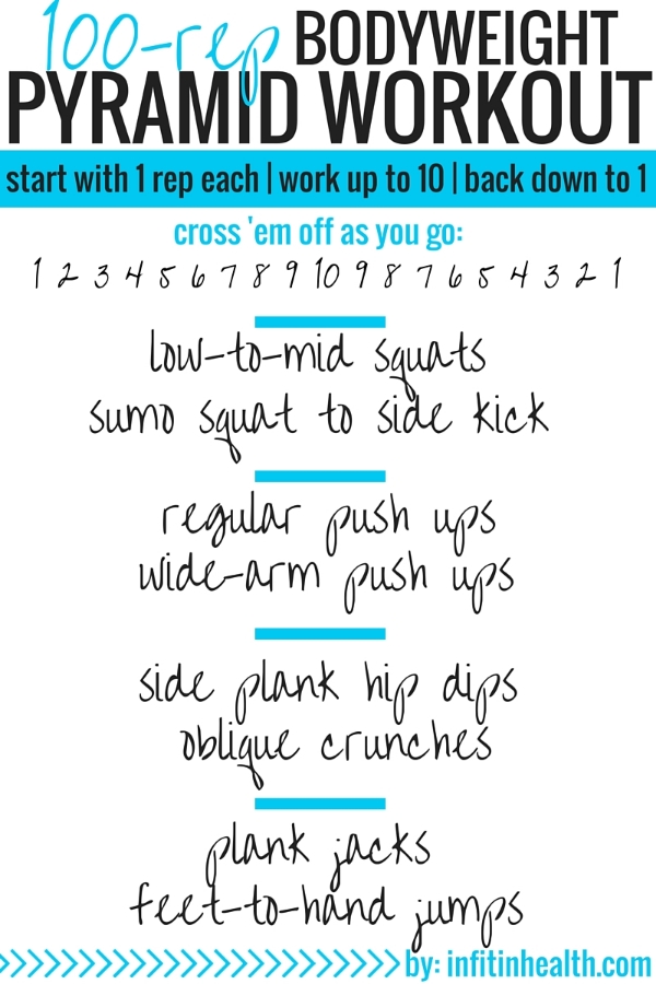 100-Rep Workout for the 100th Post!