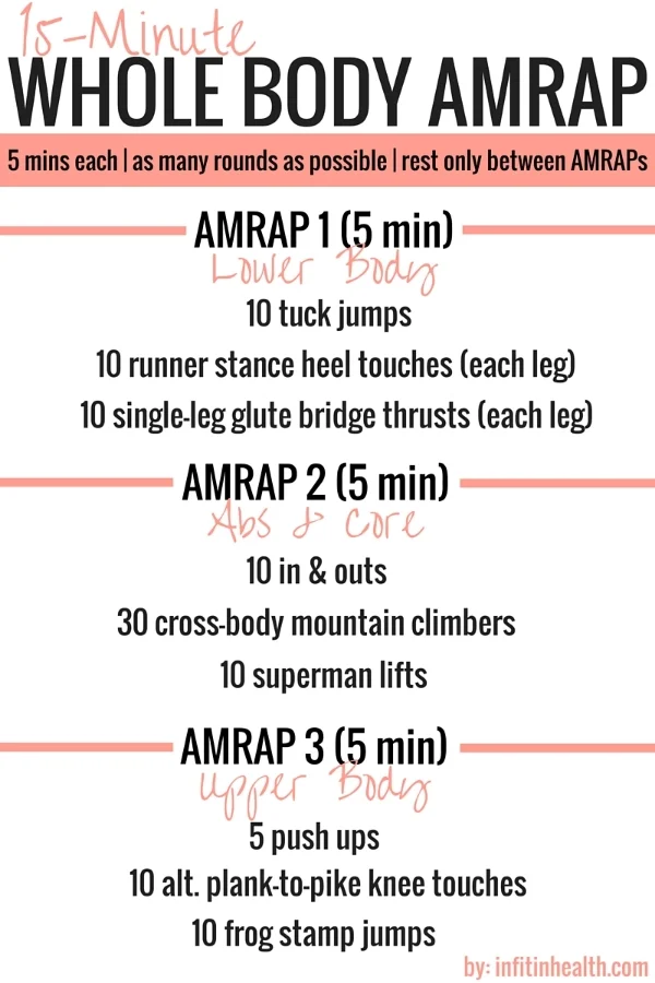 30 Min Amrap Workouts | EOUA Blog