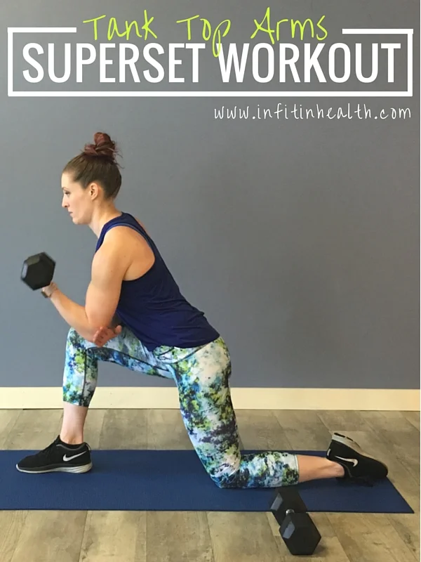 Tank Top Arms Superset Workout