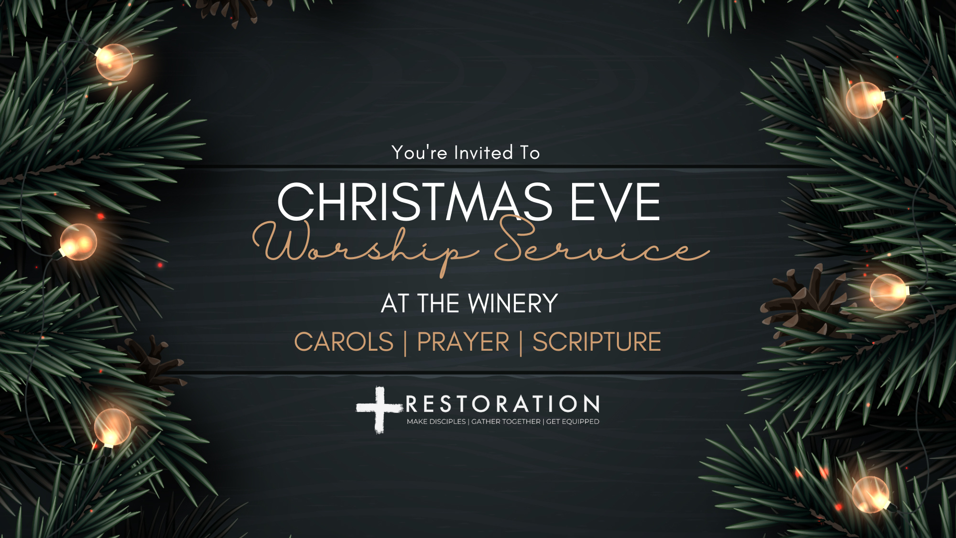 Jesus: Creator, Redeemer, King | Christmas Eve 2023 — Restoration Church