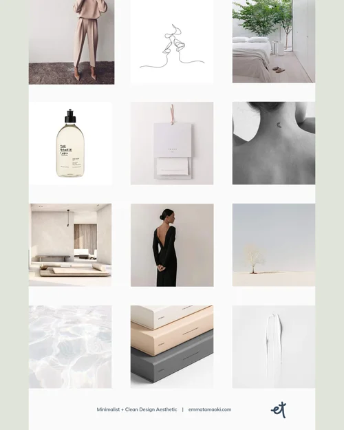 Minimalist + Clean Aesthetic Inspo — Emma Tamaoki