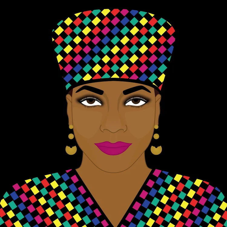 Queen Latifah African Hat