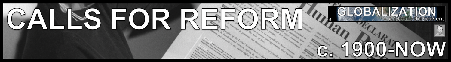 9.5 CALLS FOR REFORM — Freemanpedia