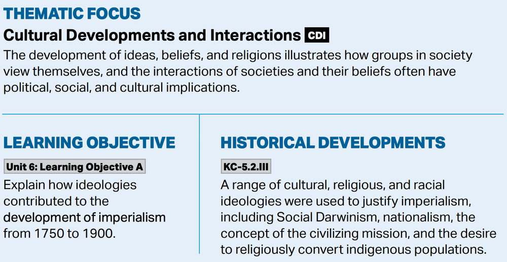 6.1 RATIONALE FOR IMPERIALISM — Freemanpedia