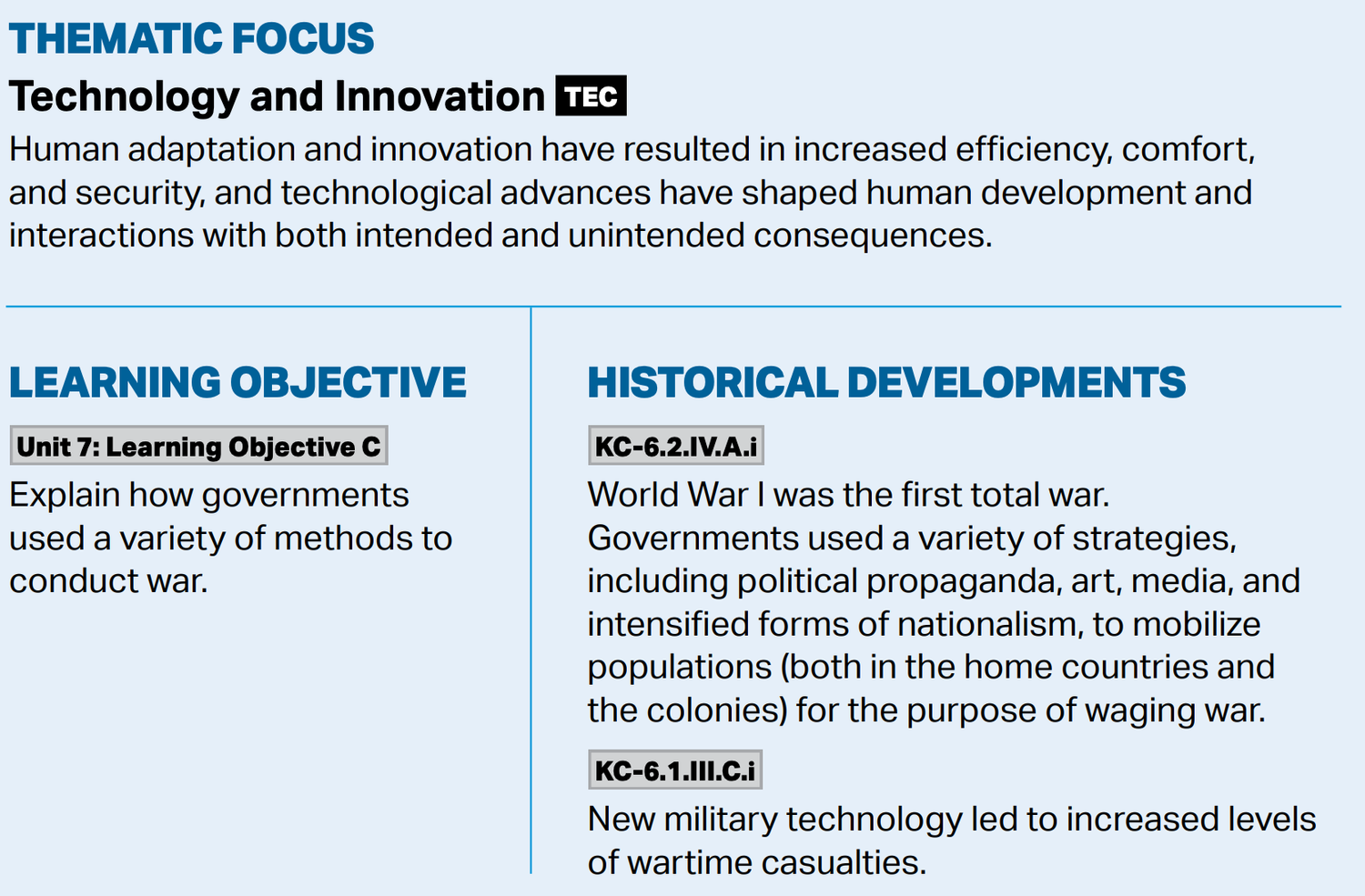 7.3 CONDUCTING WWI — Freemanpedia