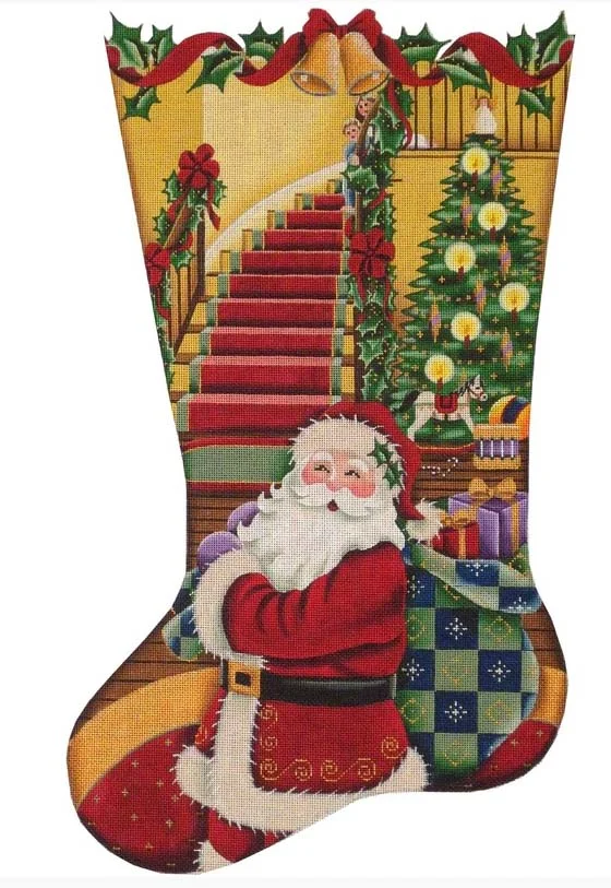 Santa's Visit - Rebecca Wood Designs 1348 — Tony Minieri Designs