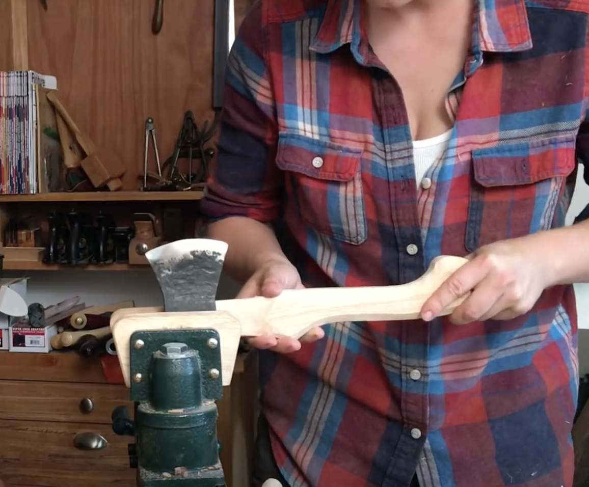 How to Make and Hang an Axe Handle — Anne of All Trades