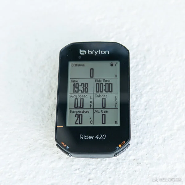Bryton Rider 420 GPS review - LA VELOCITA.