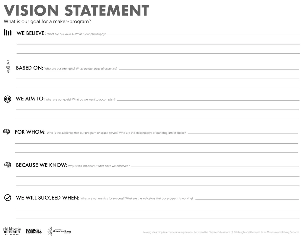 Vision Statement — Making+Learning