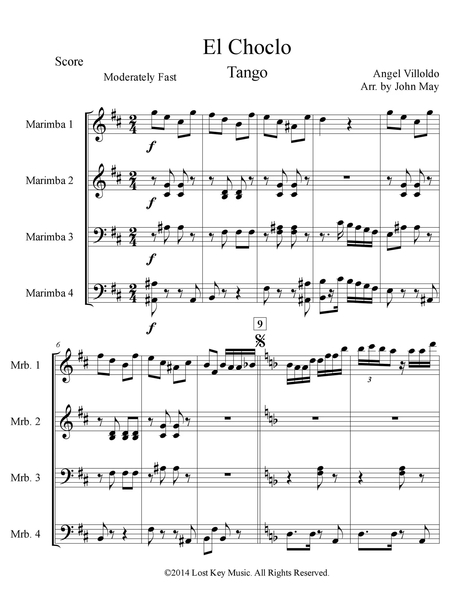 Percussion Ensemble — Lost Key Music