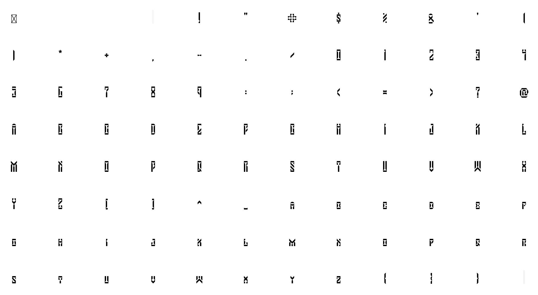 ORIGIN Typeface — OVERWERK