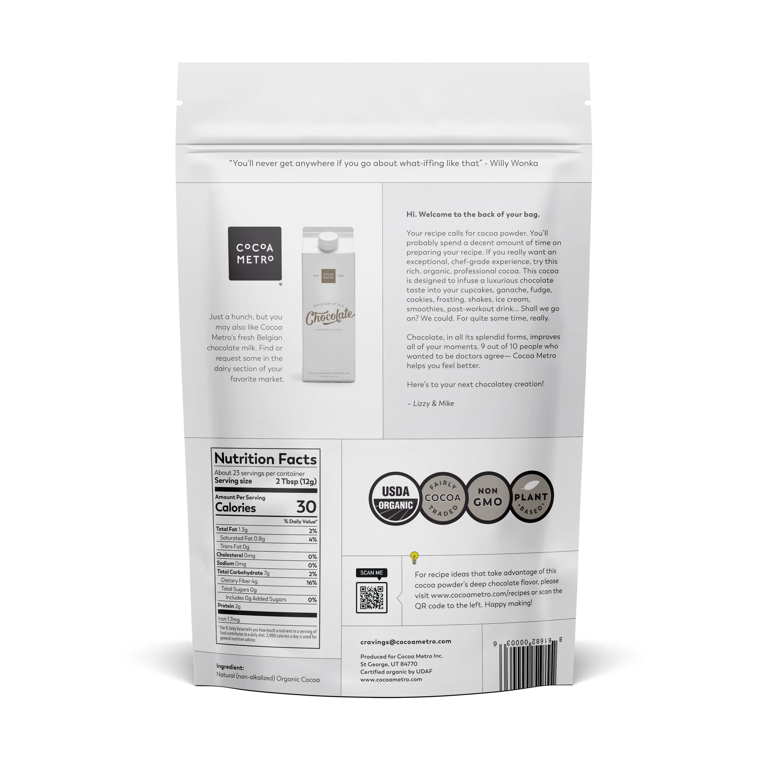 Cocoa Metro—Organic Belgian Cocoa Powder