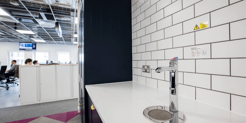 Filtered Water Taps — Office Pantry